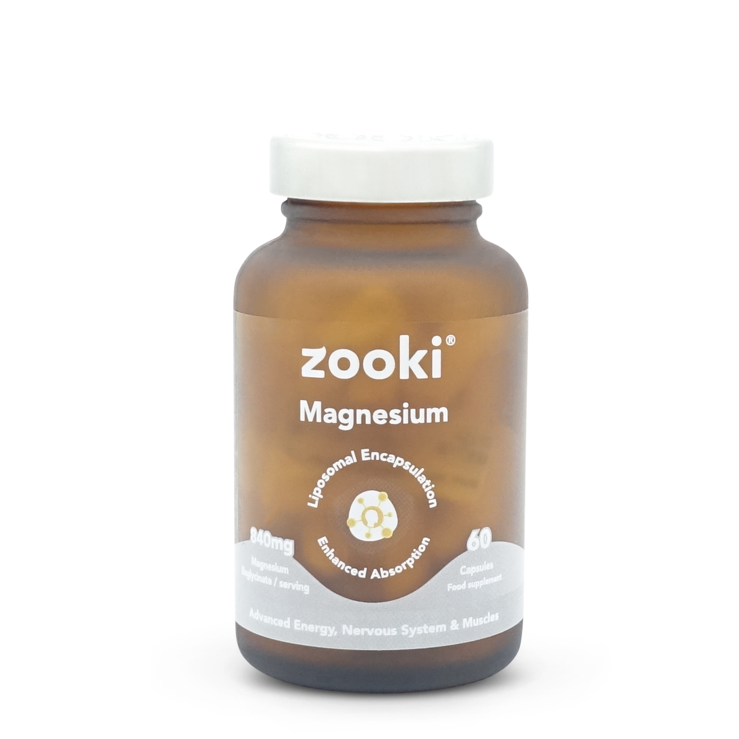 Zooki Liposomaal Magnesium Bisglycinaat Capsules | Bestel vandaag!